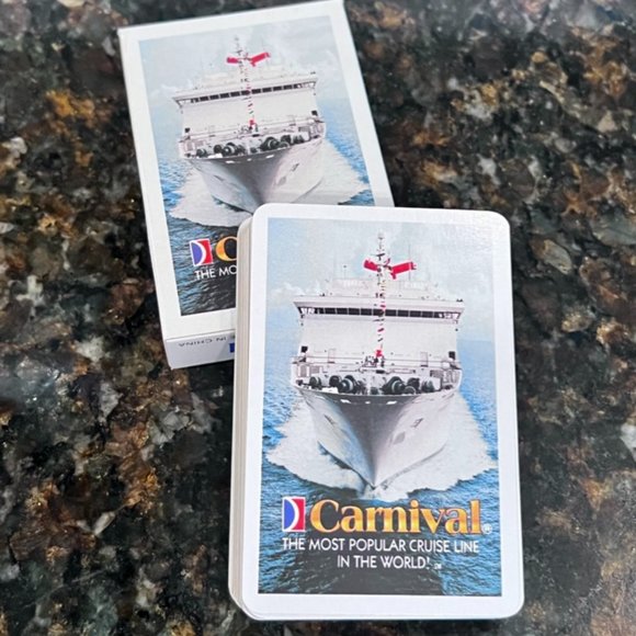 Games | Carnival Cruise Line Vintage Playing Cards | Poshmark